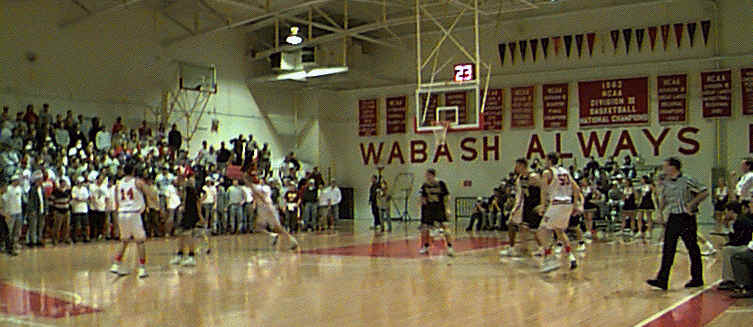 DePauw University-Men's Basketball 2/15/97 Story vs. Manchester